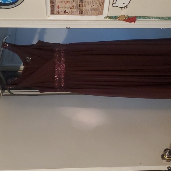 Alex Evenings | Dresses | Berry Red Long Prom Dress | Poshmark